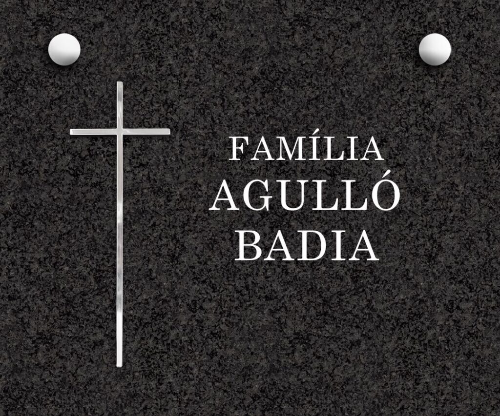 Lápida Grabada. AF-0193 - Lápidas Barcelona. Lápidas económicas ...